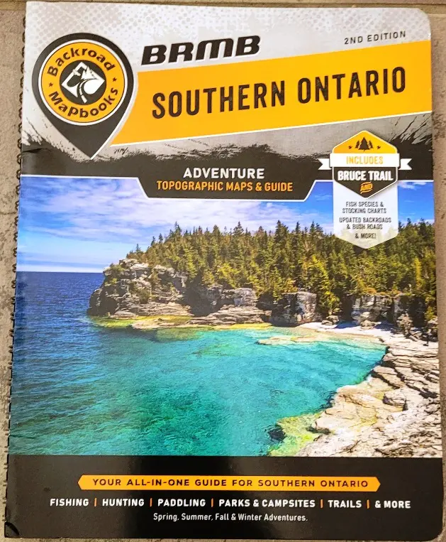 Back Road Map Book Southern Ontario - Army Issue
