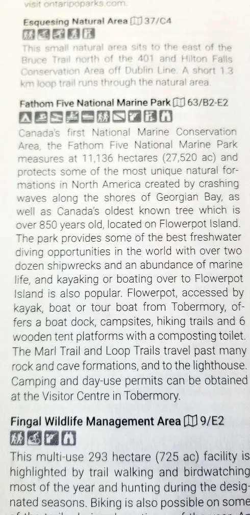 Back Road Map Book Southern Ontario - Army Issue